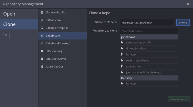 Gitlab Integrations How To Use Gitlab With Gitkraken Git Gui