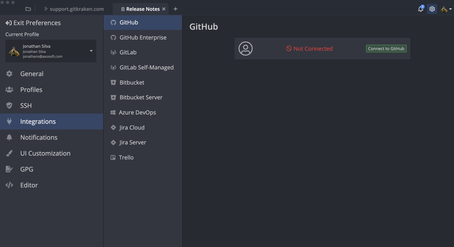 GitHub Integrations | Using GitHub and GitKraken