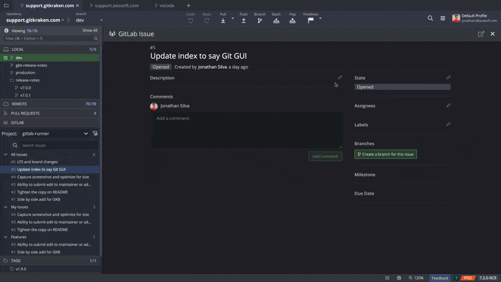 GitLab Integrations How To Use GitLab With GitKraken Git GUI