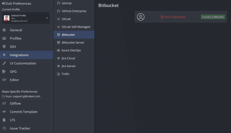 Bitbucket Integrations | Using Bitbucket with GitKraken Git Client