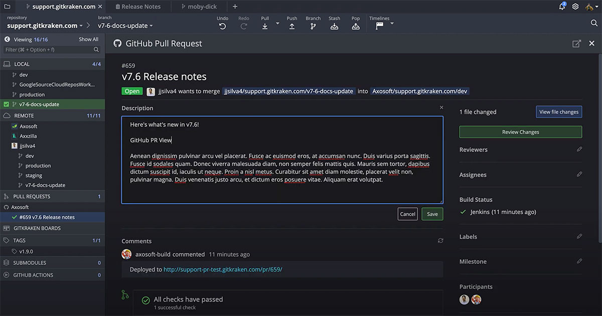 GitKraken Git GUI v7.6