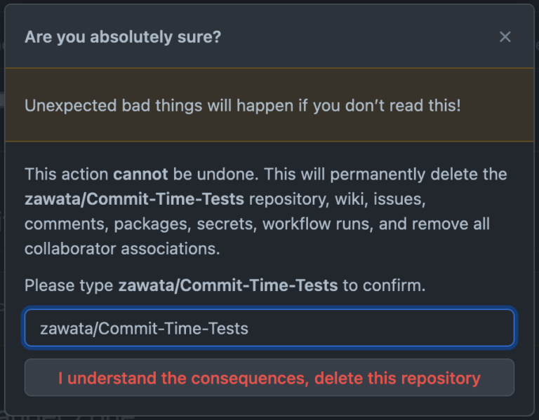 Github Delete Repository How Do You Delete A Github Repository