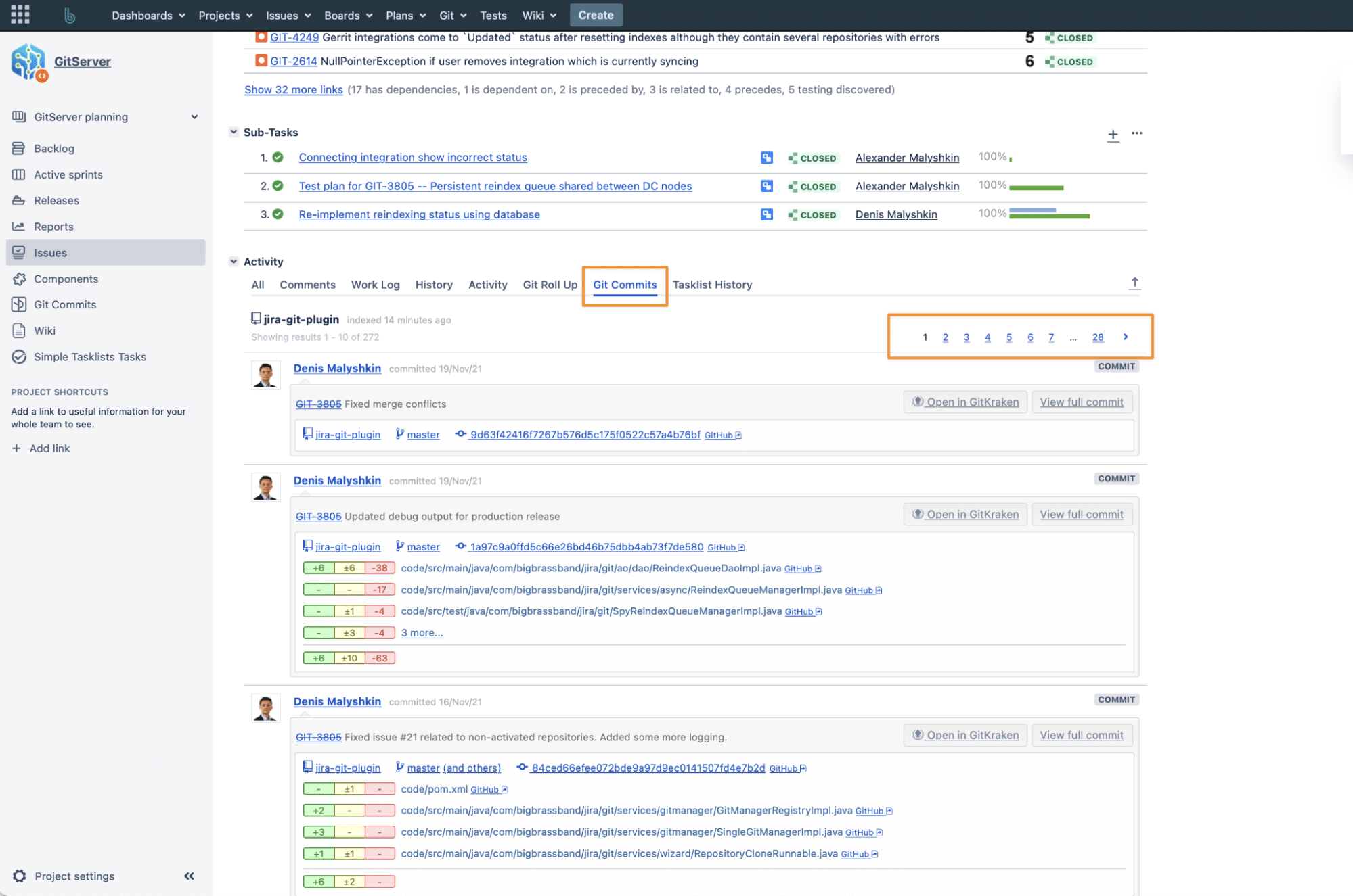 Git Integration For Jira V40 Data Center And Server New Git Indexing