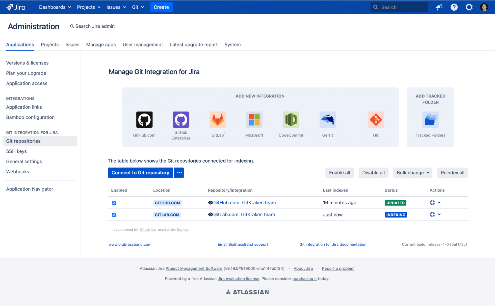 Git Integration for Jira v4.0 Data Center and Server | New Git Indexing Git Integration for Jira v4.0 Data Center and Server | New Git Indexing