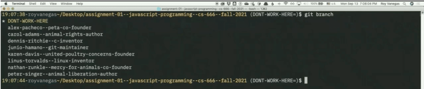Exploring the Git Branching Model for the Classroom