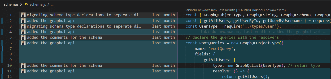 Get Git Info With Gitlens For Vs Code Blame Codelens And More
