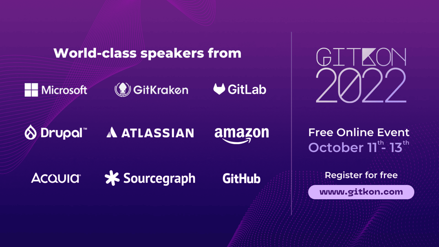 GitKon 2022 Featured Speakers | GitHub, GitLab, Microsoft, & More