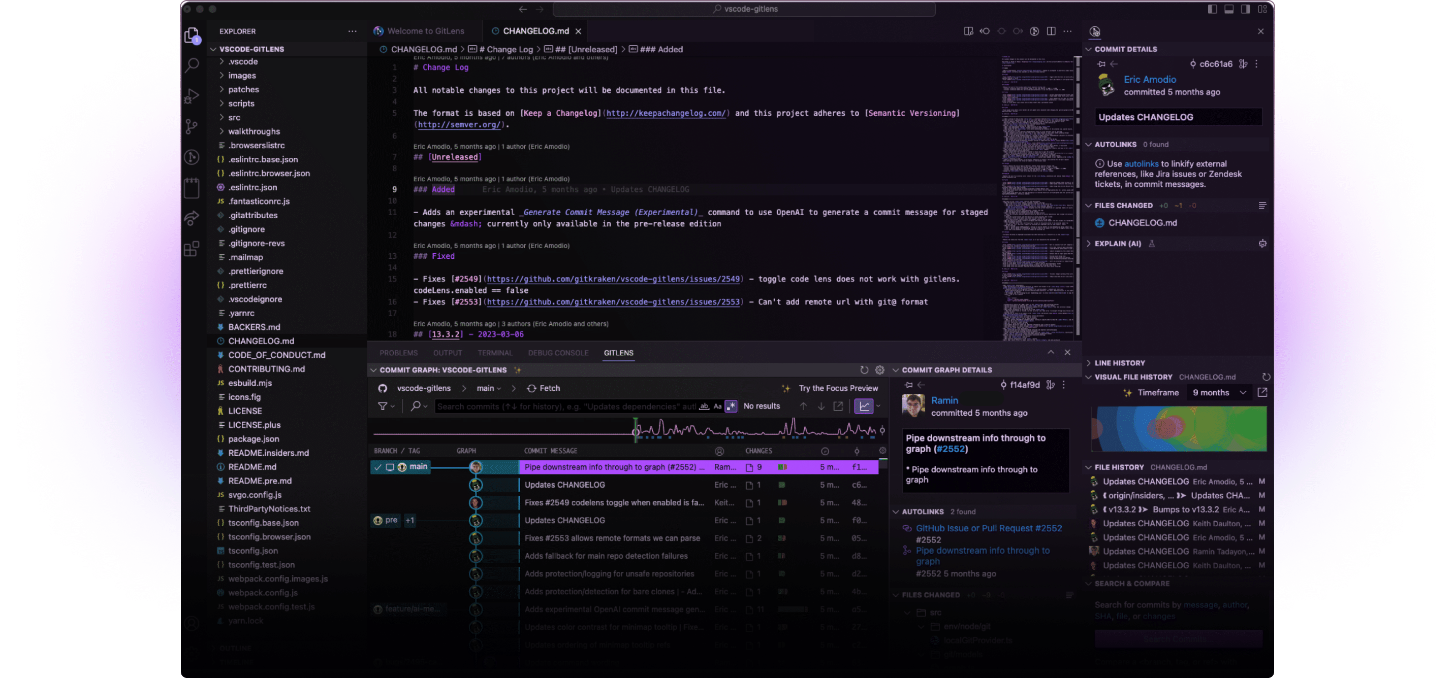 Try GitLens Free | Git Extension for Visual Studio Code