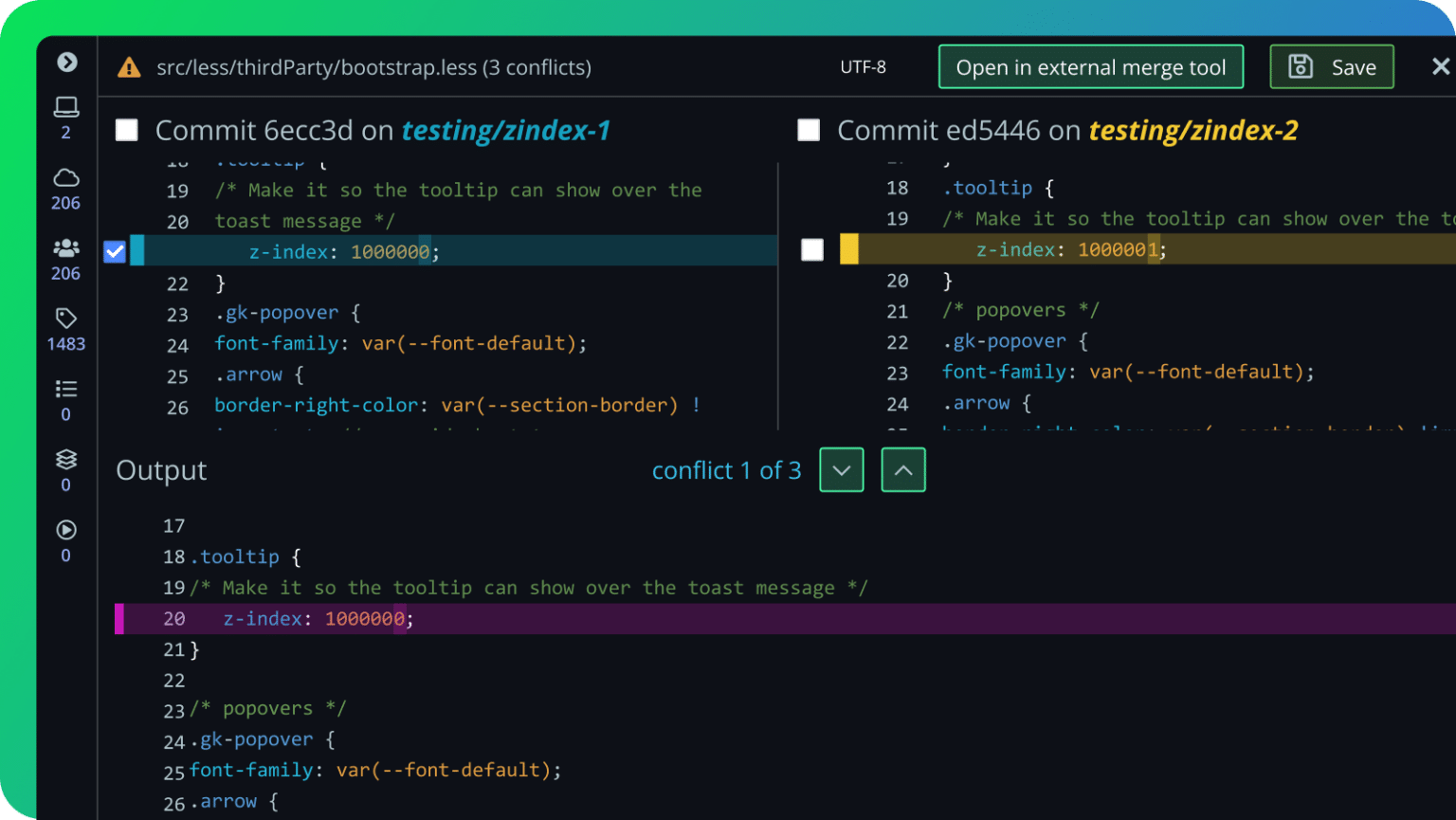 Easily Resolve Git Conflicts With Gitkrakens Powerful Tools 5409