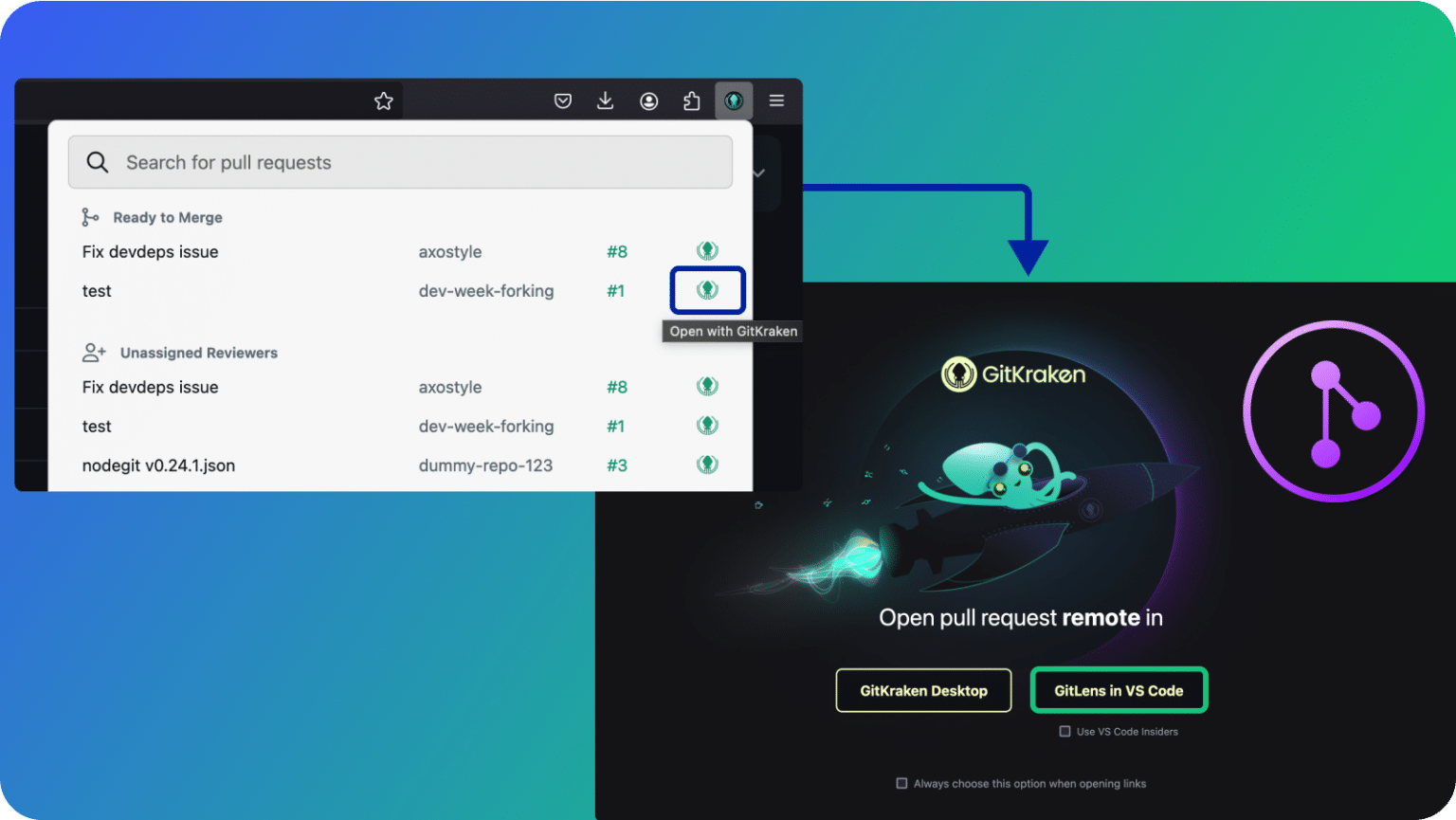 GitKraken Browser Extension