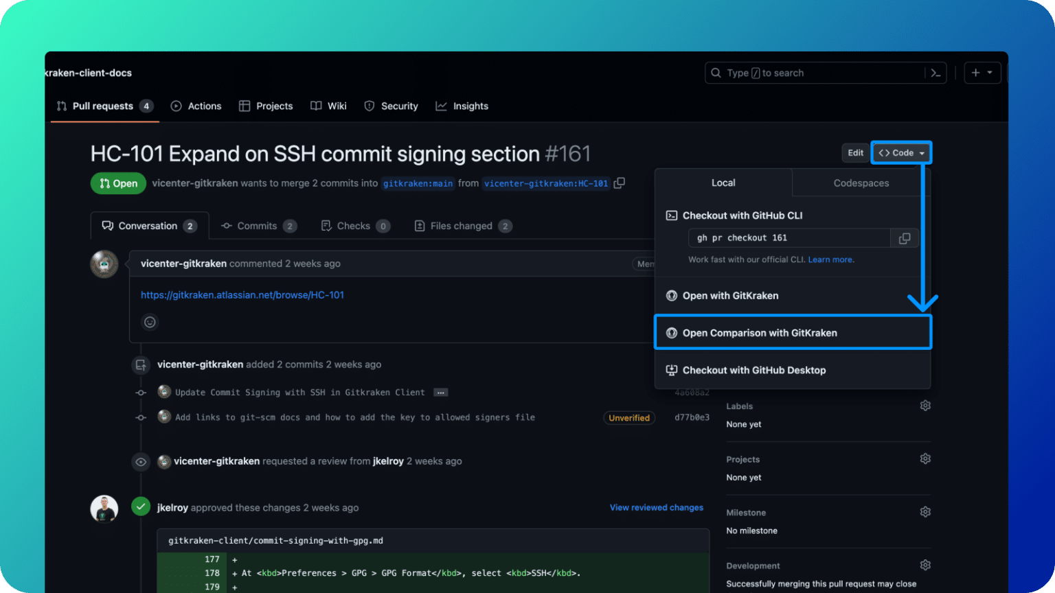 GitKraken Browser Extension