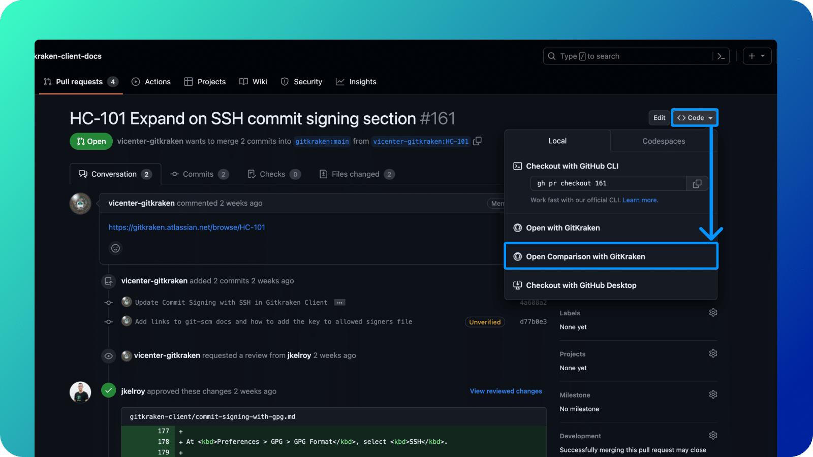GitKraken Browser Extension