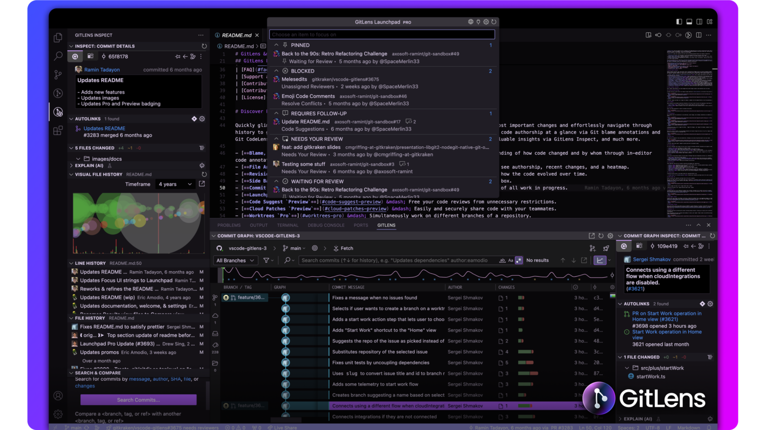 GitLens Pro Features