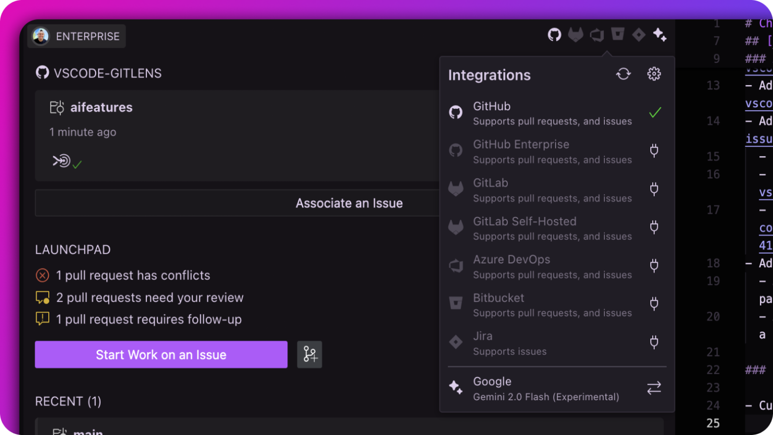 GitLens Pro Features