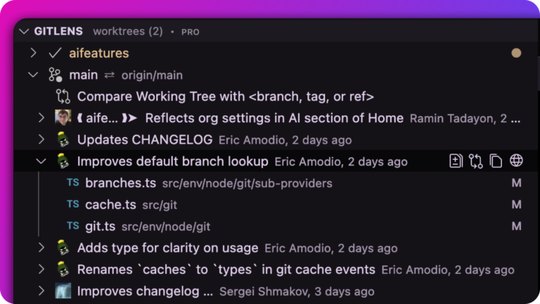 Gitlens For Vs Code Ai‑powered Git Superpowers Free And Pro