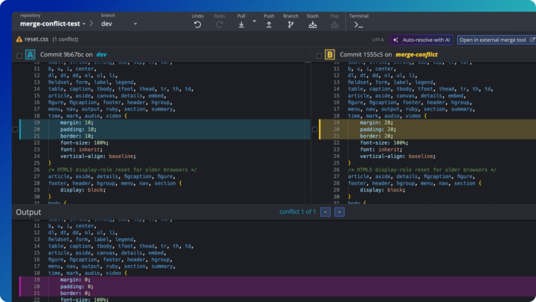 Gitkraken Merge Tool Prevent And Auto Resolve Conflicts W Ai
