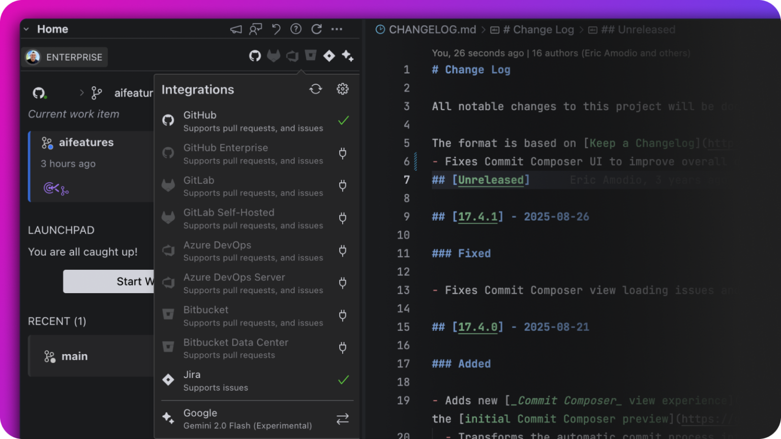 GitLens in Trae – GitKraken AI Git Context for AI Coding | Free & Pro