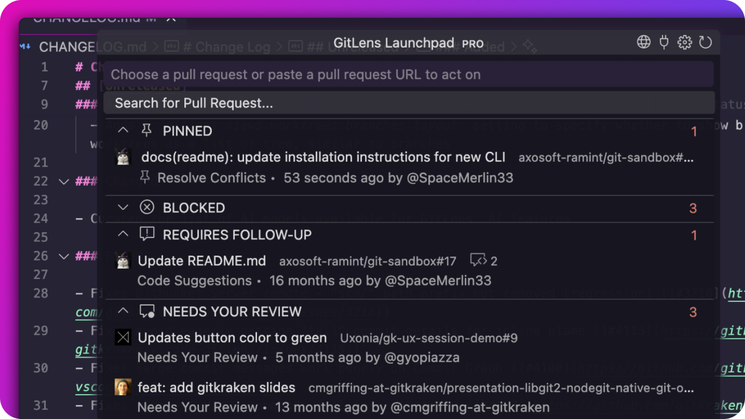 GitLens in Trae – GitKraken AI Git Context for AI Coding | Free & Pro